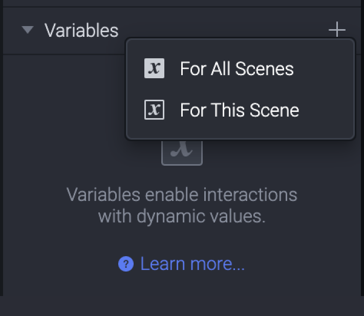 Getting Started with Variables | Learn ProtoPie