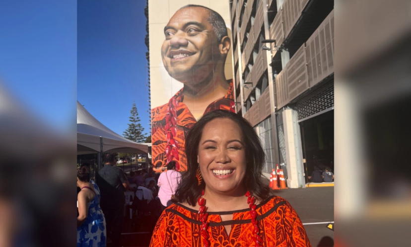 Widow remembers Fa’anānā Efeso Collins' 'beautiful smile' as mural unveiled