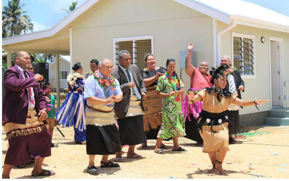 Victims of Tonga volcano moving into new homes