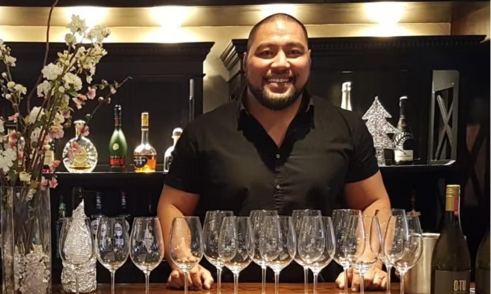 Former rugby star goes from tackles to tastings, bringing wine and ...