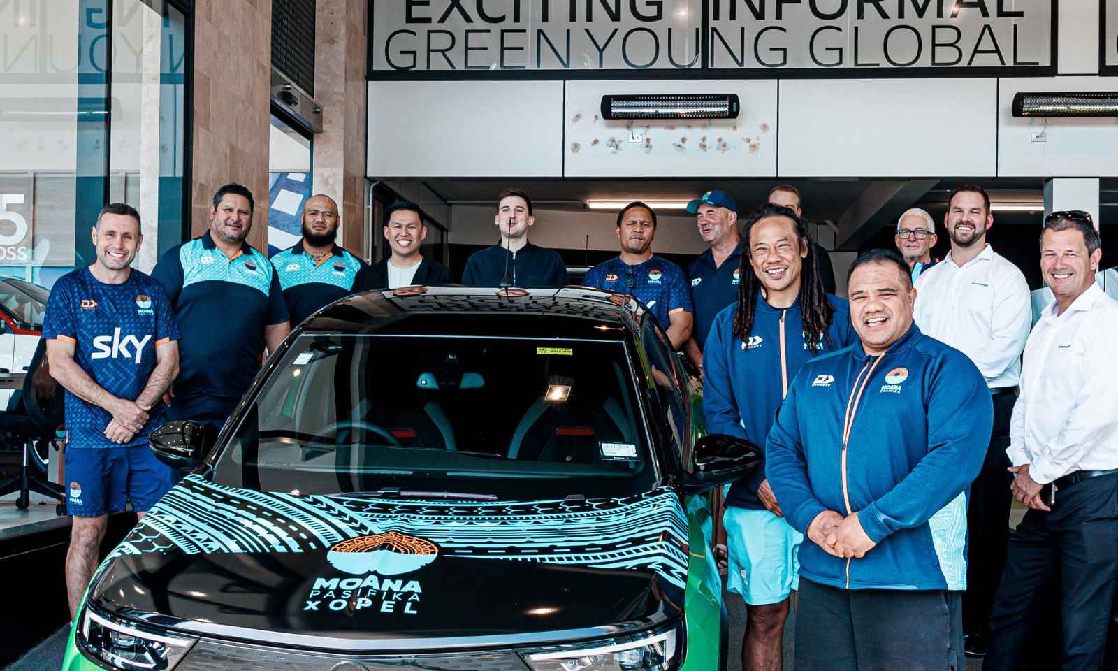 Electrifying Pacific rugby franchise goes fully electric on the road