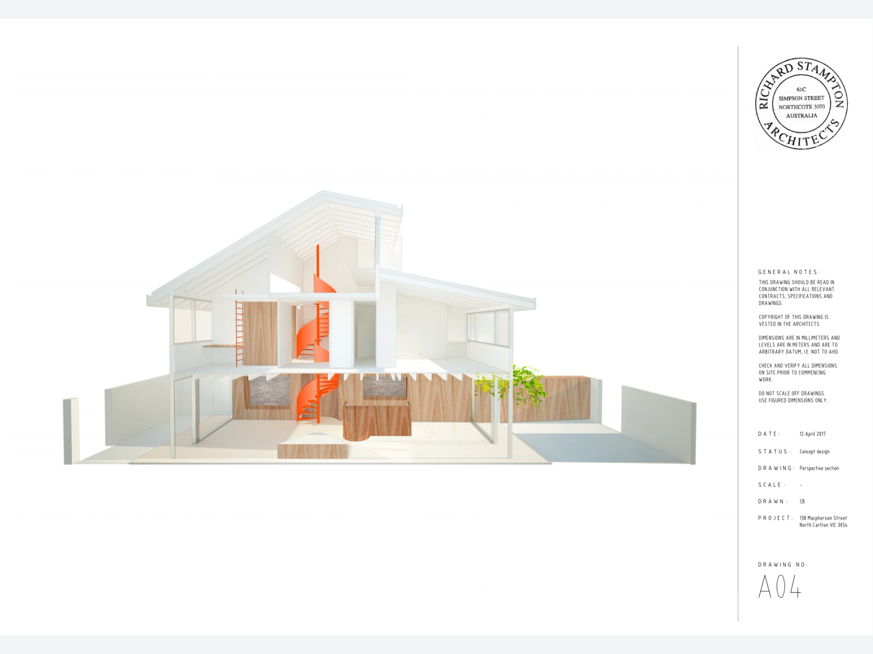 Richard Stampton, Architect, in Los Angeles and Phillip Island.