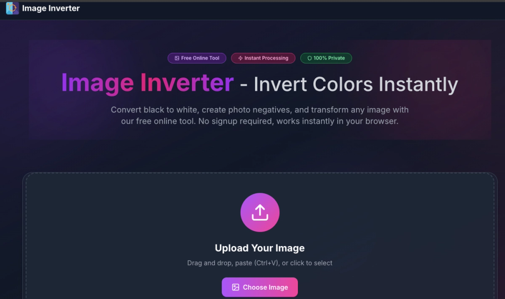 Image Inverter: Free online image inverter tool that lets you invert ...