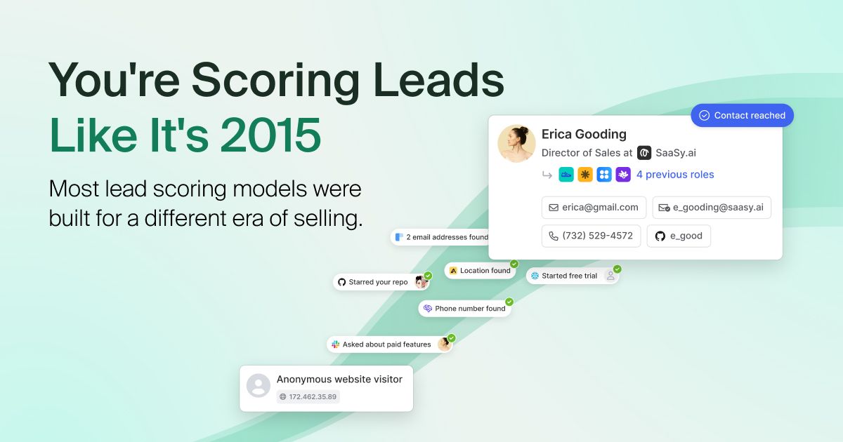 You're Scoring Leads Like It's 2015 | Common Room