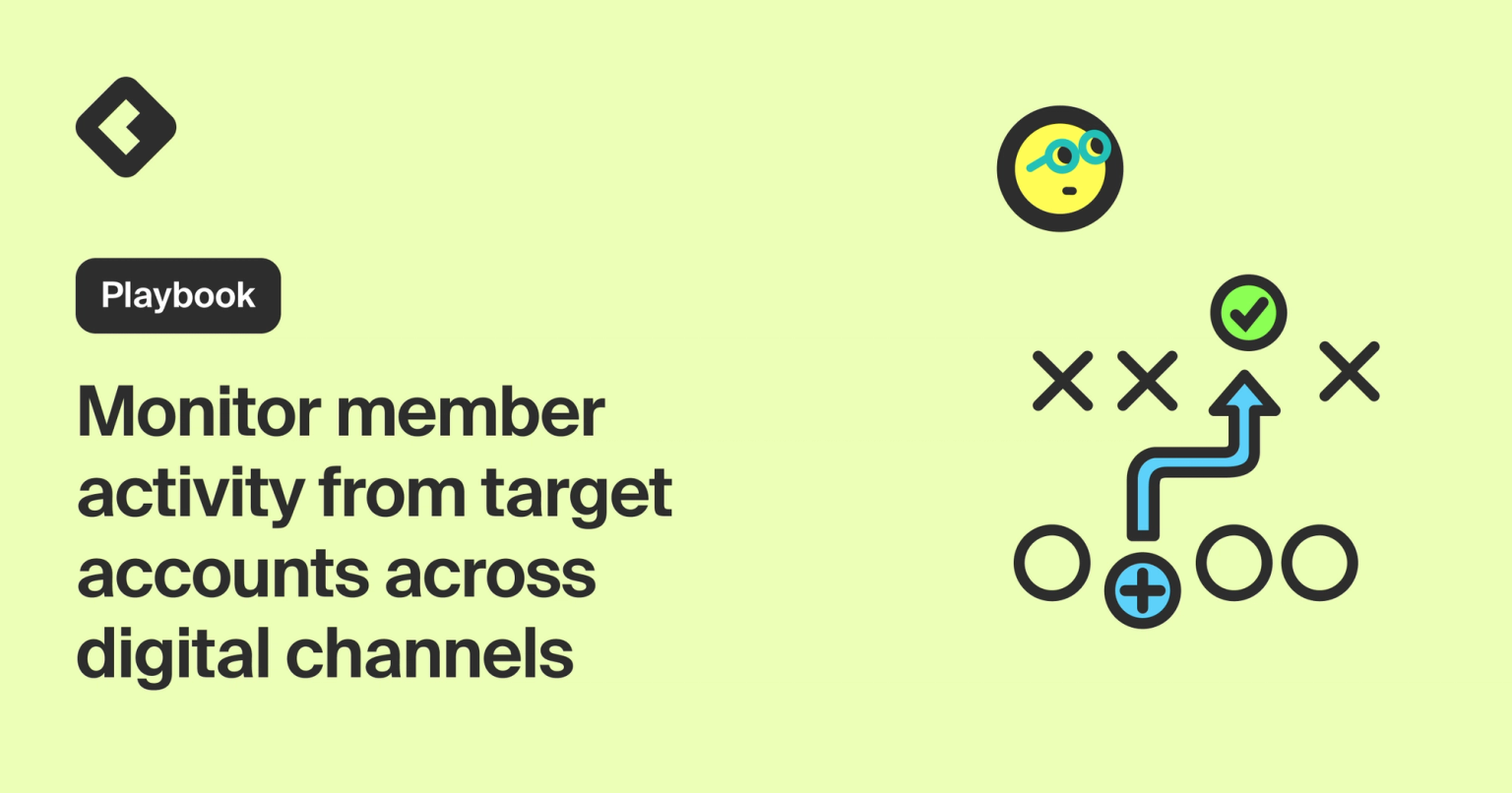 Track activity from target accounts across digital channels Playbook ...