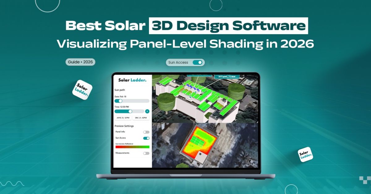 Best Solar 3D Design Software: Visual Shading Analysis | Solar Ladder
