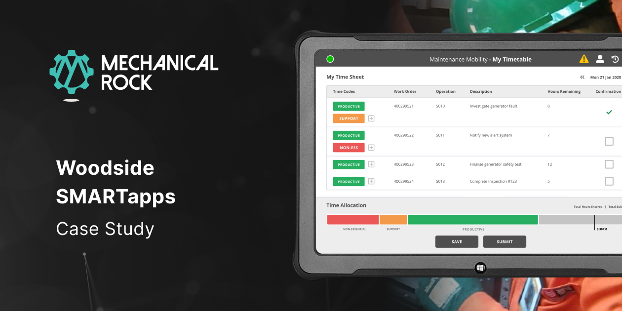 Woodside: Mobility solution for maintenance teams