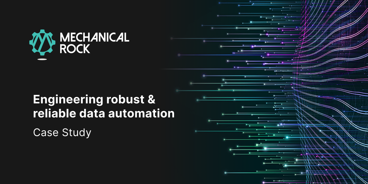 VGW: Engineering robust & reliable data automation | Mechanical Rock