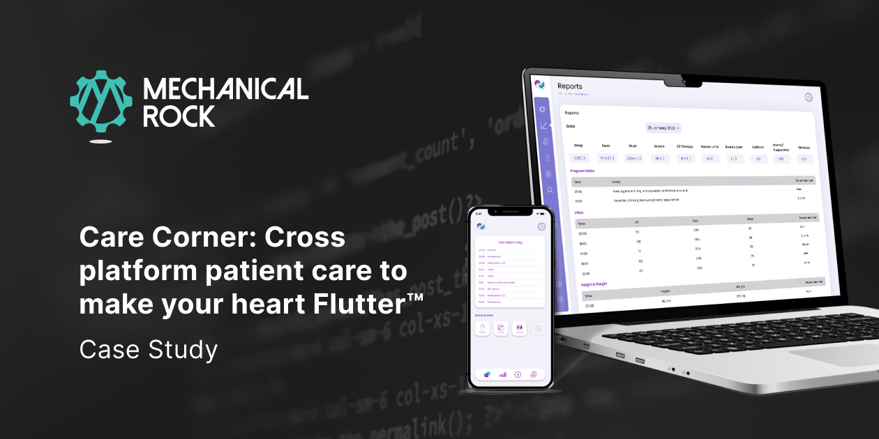 CareCorner: Cross platform patient care to make your heart Flutter™