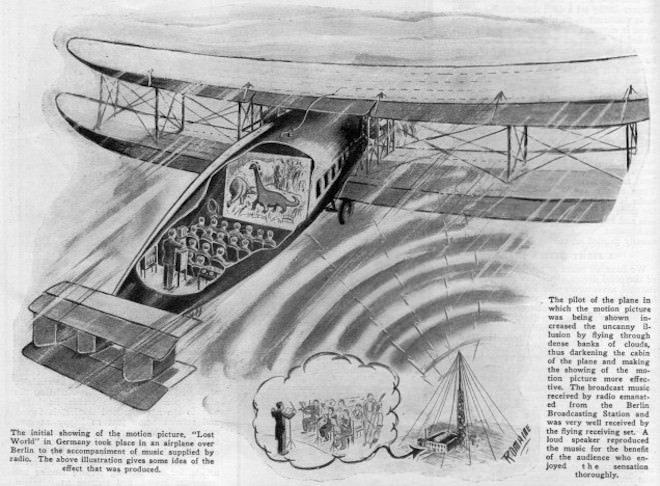 30 Greatest Moments In Aviation - First in-flight movie 1925 | The ...