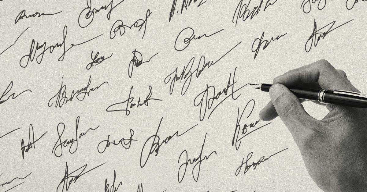 What does your signature say about you? | Gentleman's Journal ...