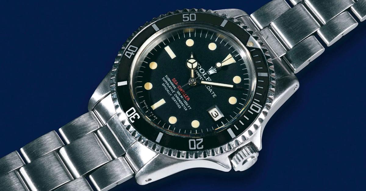 The curious tale of a Rolex “Single Red” Sea Dweller | The Gentleman's ...