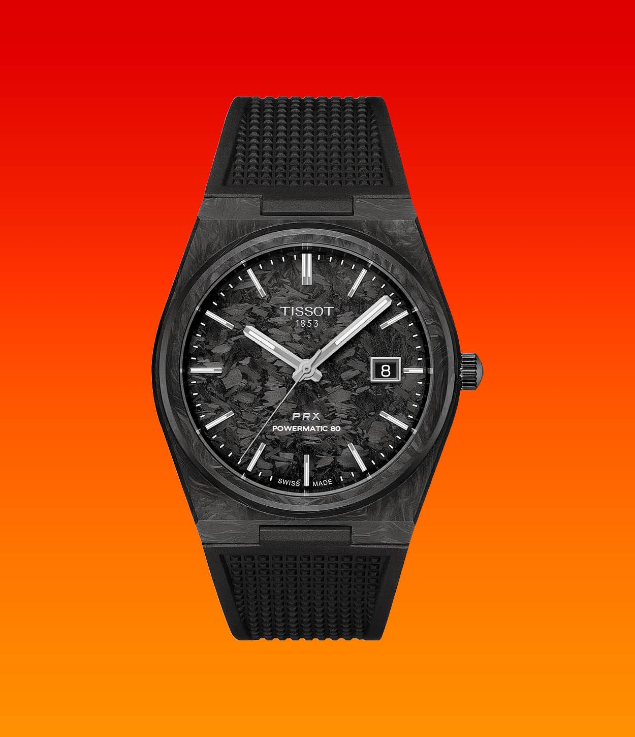 Review: Tissot PRX Powermatic 80 40mm Carbon | The Gentleman's Journal