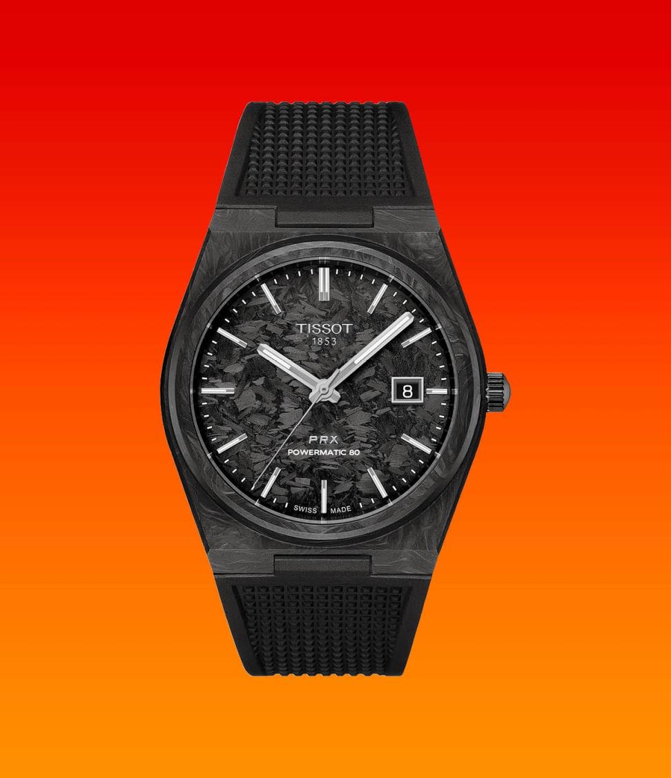 Review: Tissot PRX Powermatic 80 40mm Carbon | The Gentleman's Journal