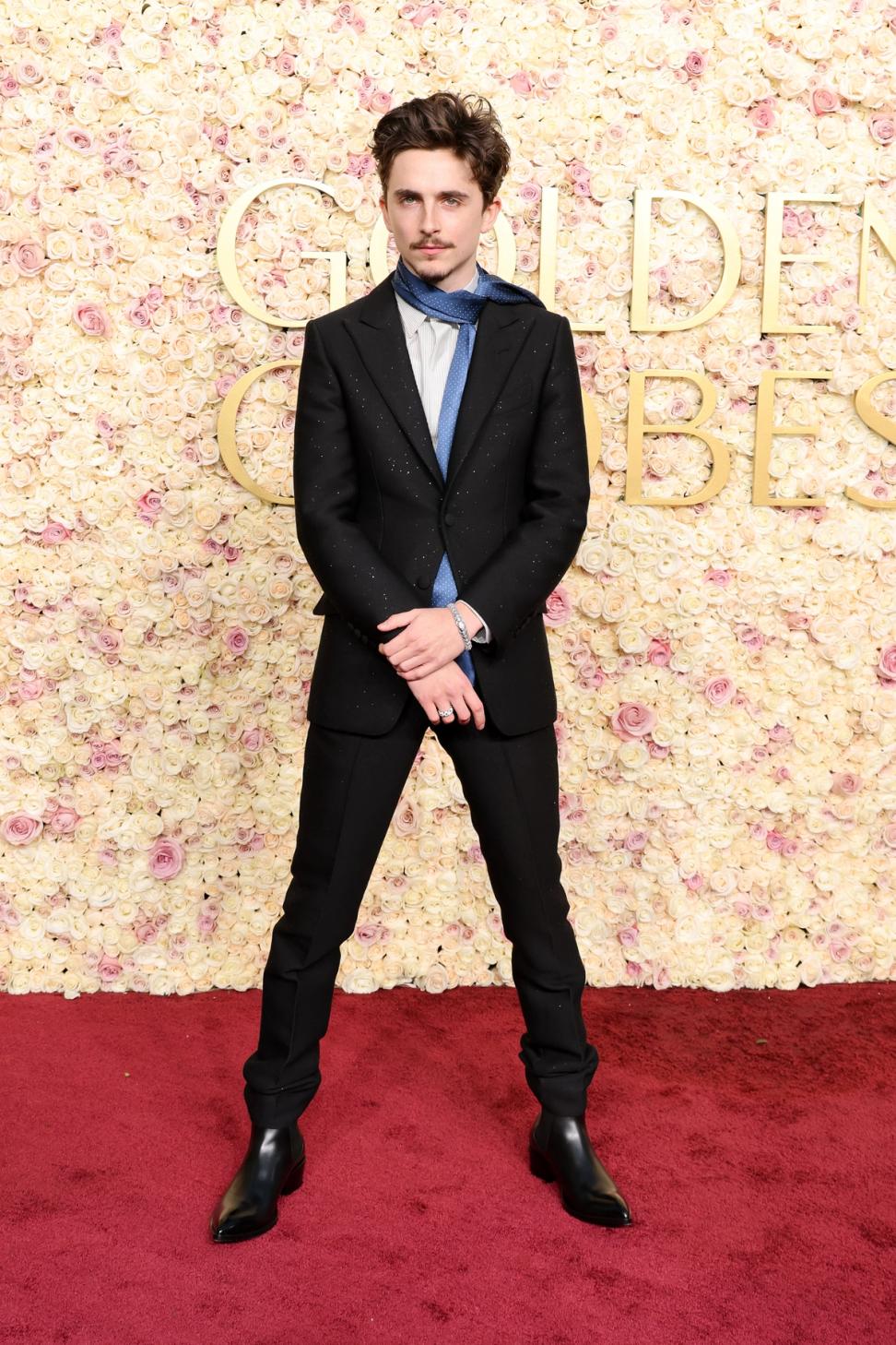 At the 2025 Golden Globes, Timothée Chalamet got in tune with Bob Dylan ...