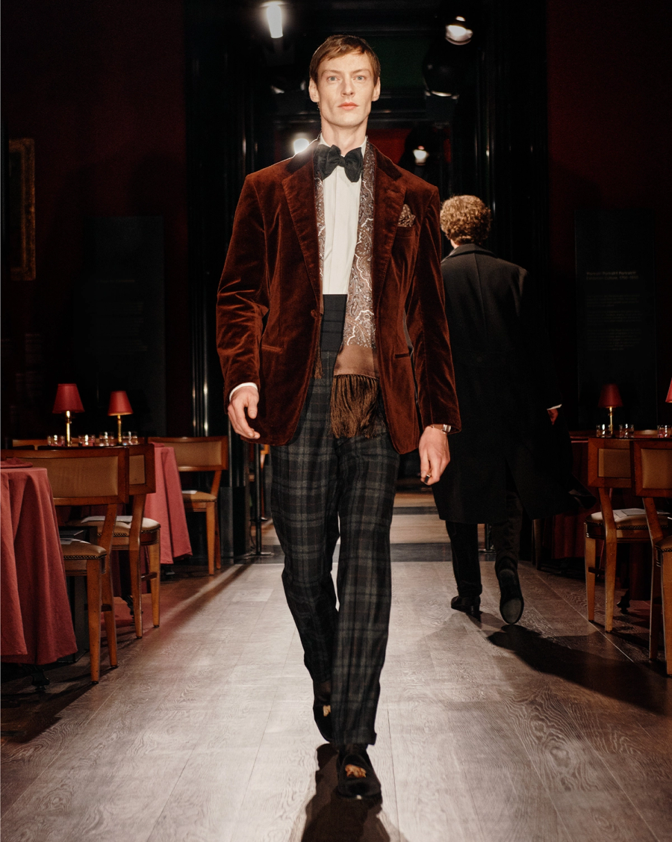 Dunhill went big on tradition for its Autumn/Winter 2024 collection ...