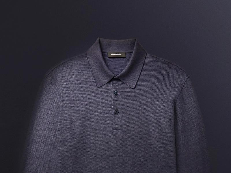 A long-sleeved polo shirt will up your layering game | Gentleman's ...