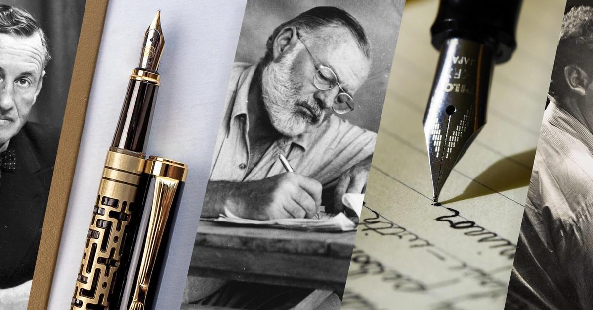 The pens of the world's most famous authors | Gentleman's Journal | The ...