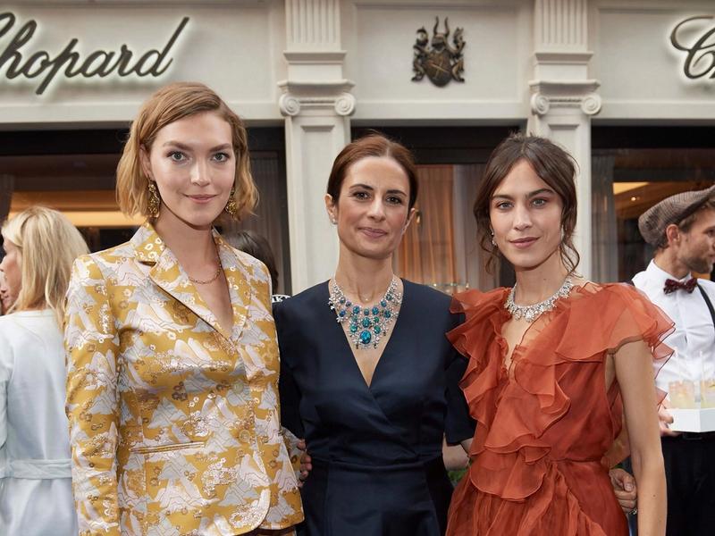 About last night: Chopard celebrates the reopening of its Bond Street ...