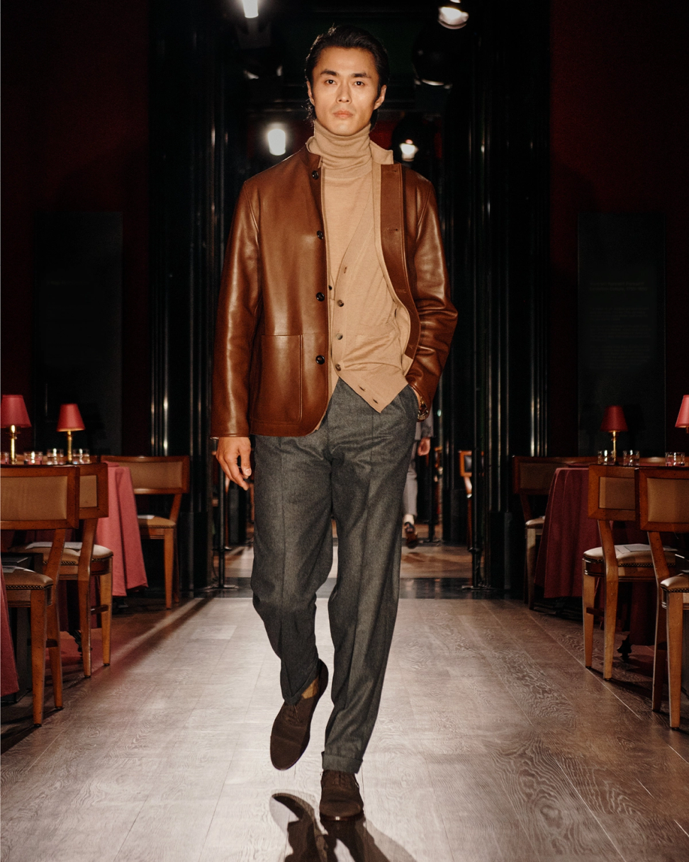 Dunhill went big on tradition for its Autumn/Winter 2024 collection ...