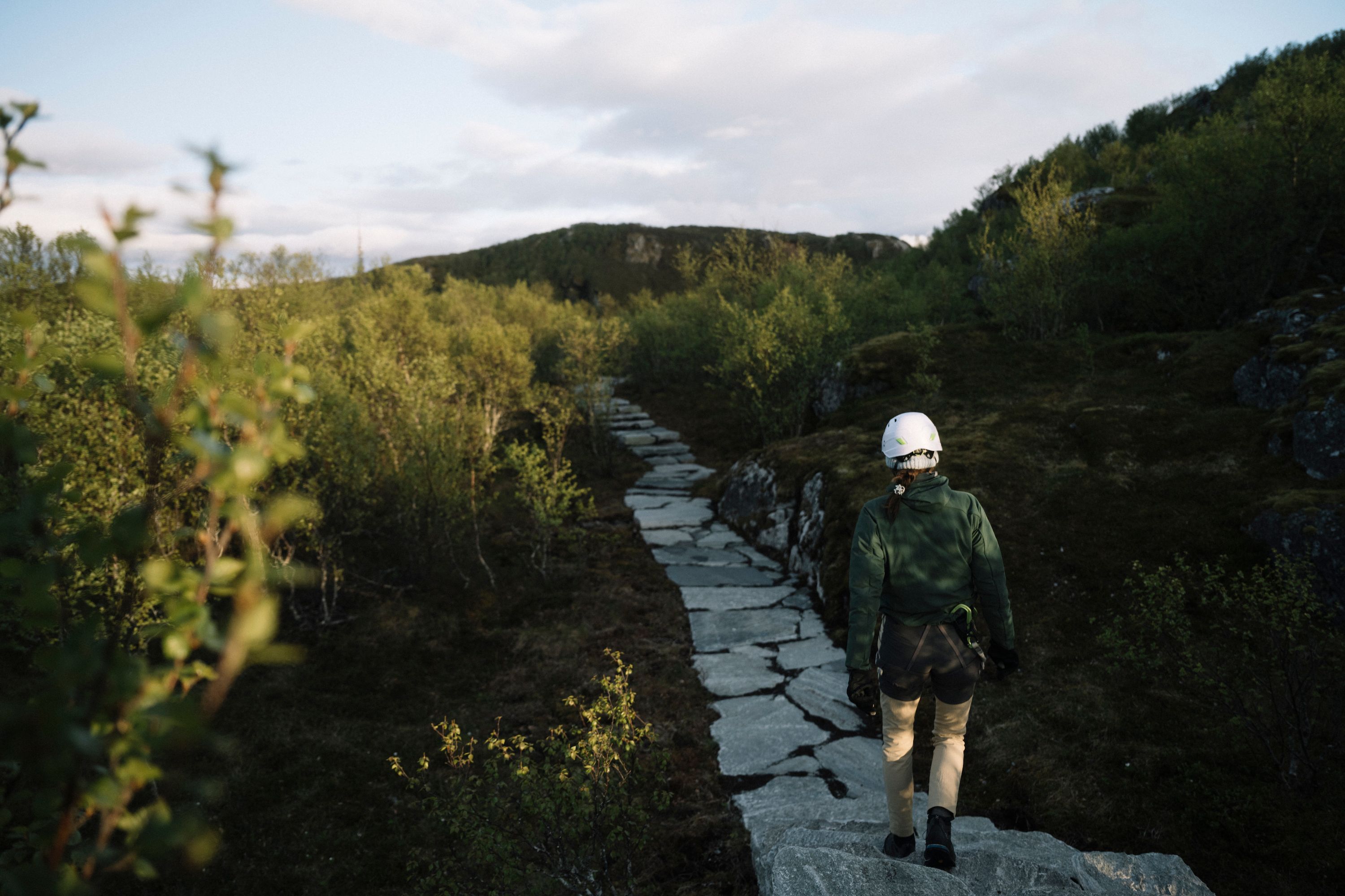 Via ferrata, right above the sea