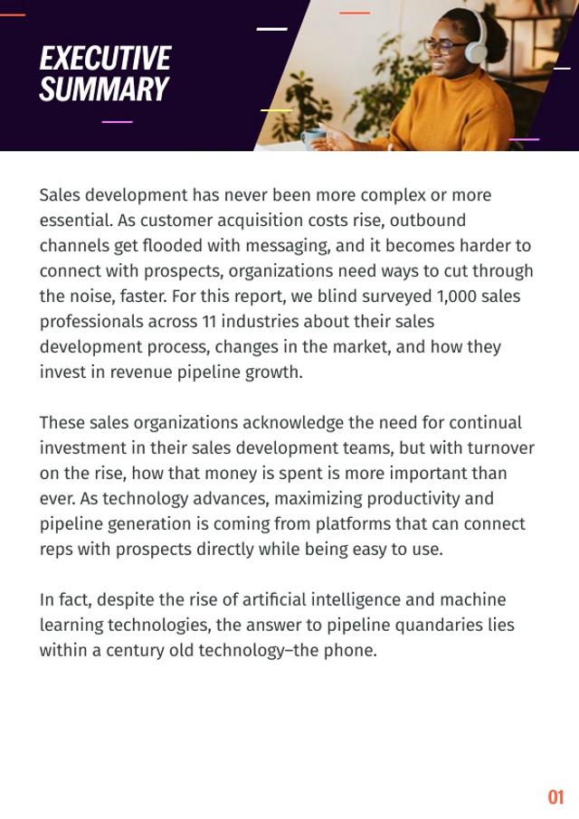 Orum - The State of Sales Development