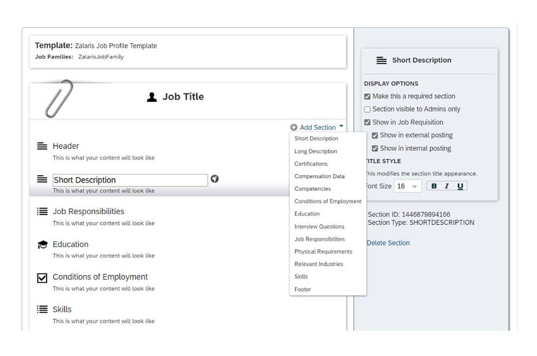 What is SAP SuccessFactors Job Profile Builder & how to set it up?