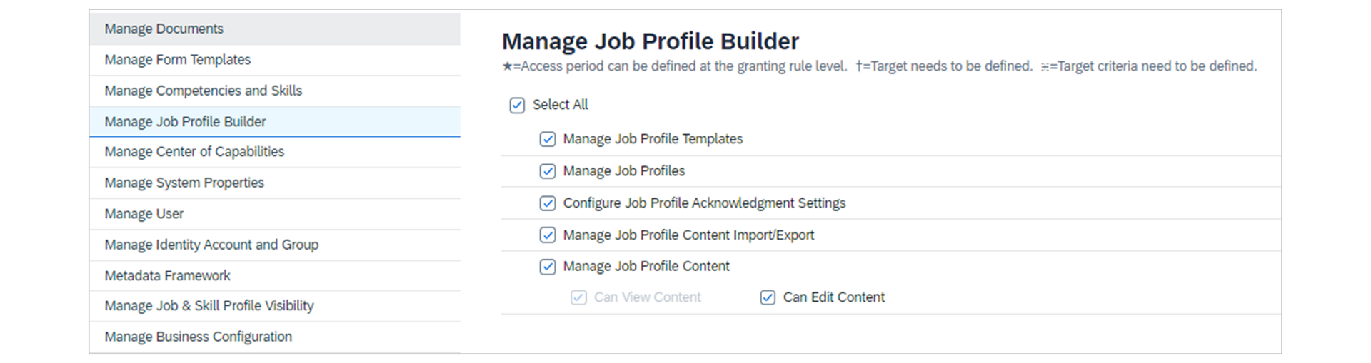 SAP SuccessFactors Job Profile Builder Implementation