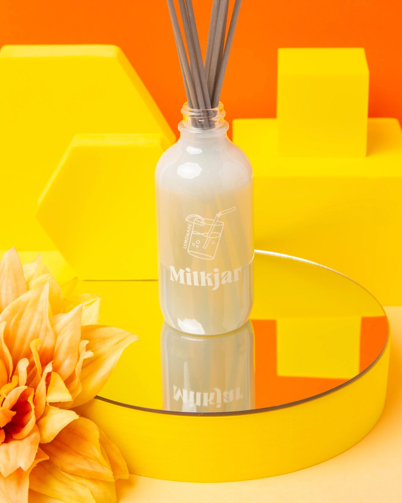 Lemonade 4oz Reed Diffuser - Coconut, Lime, Verbena & Pine | Milk Jar ...