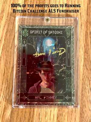 Fran Finney Signed /121 Hal Finney Holo Foil Trading Card from the ...