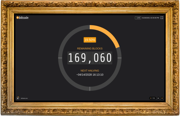 BTC Frame - Rare Founder's Edition Serial #001 | Scarce City
