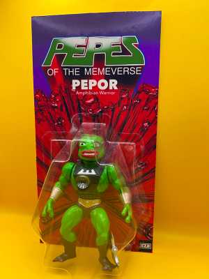 Masterspepe - Pepor Action Figure PLUS Rare Pepe Token | Scarce City