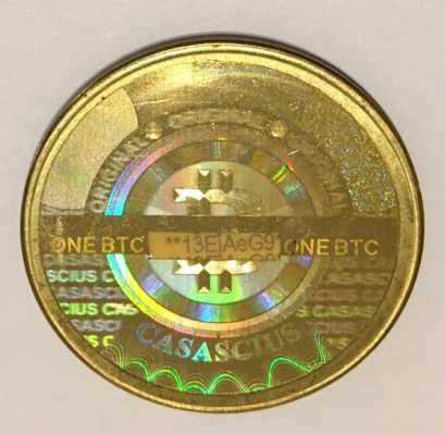 Casascius coin, 1 Bitcoin loaded, Series 2 2013 | Scarce City