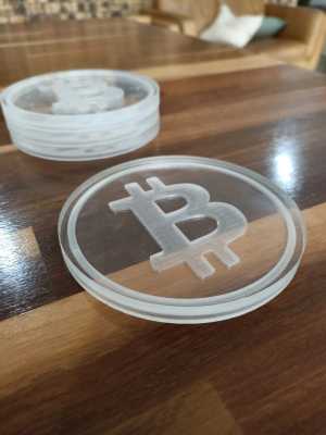 Bitcoin Drink Coasters | Scarce City