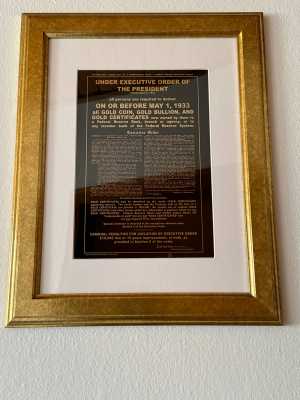 Executive Order 6102 Circuit Board Art | Scarce City