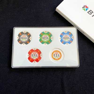 BTCC Bitcoin Poker Chips - 5 chips set | Scarce City