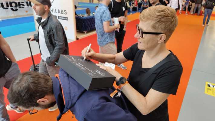 For the HRF: Seedor Set with two safes signed by Michael Saylor, Anita ...