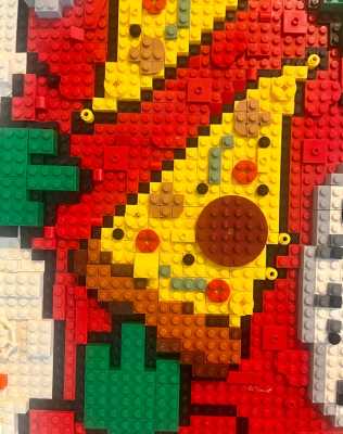 LEGO PEPE King of Bitcoin Art by Ragzy | Scarce City