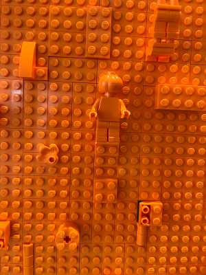 Built on the Blockchain (22 Bitcoin LEGO Mural) l | Scarce City