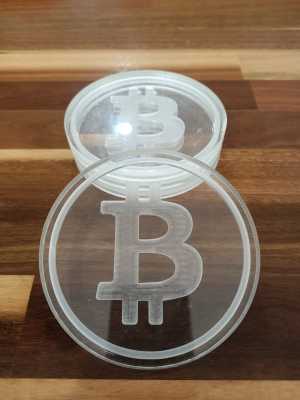 Bitcoin Drink Coasters | Scarce City
