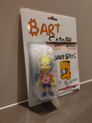 Stoog Bootleg Toys - BART SATOSHI - "Bart has gone all in" | Scarce City