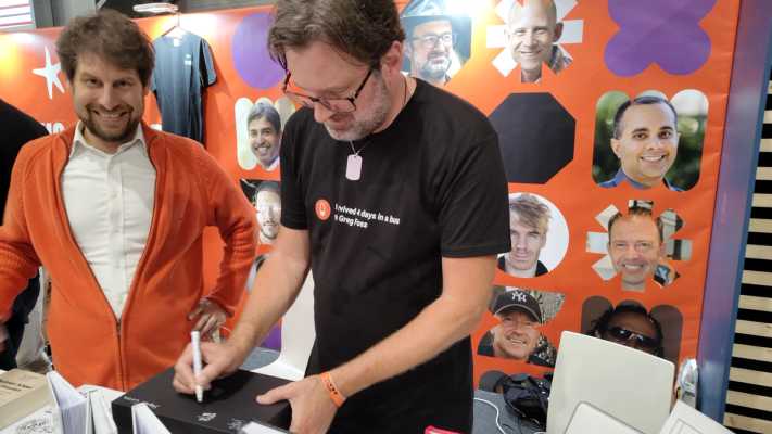 For the HRF: Seedor Set with two safes signed by Michael Saylor, Anita ...