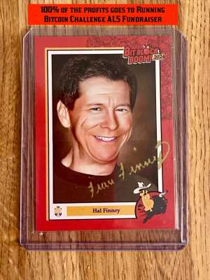 Fran Finney Signed /424 Hal Finney Trading Cards from the BitBlockBoom ...