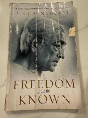 "Freedom from the Known” — Prison Book with hand written message ...