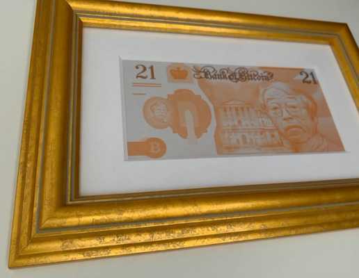 Bank of Bitcoin Banknote 1/1 Framed Print by Consensus Capsule | Scarce ...