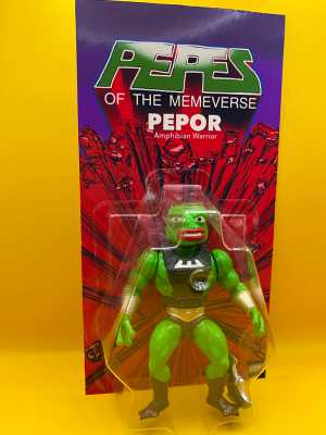 Masterspepe - Pepor Action Figure PLUS Rare Pepe Token | Scarce City