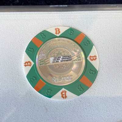 BTCC Bitcoin Poker Chips - 5 chips set | Scarce City