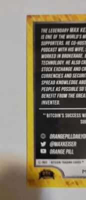 BTC Trading Card Series 1, SIGNED LEGENDARY MAX KEISER + STACY HERBERT ...