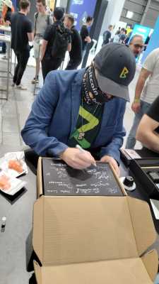 For the HRF: Seedor Set with two safes signed by Michael Saylor, Anita ...