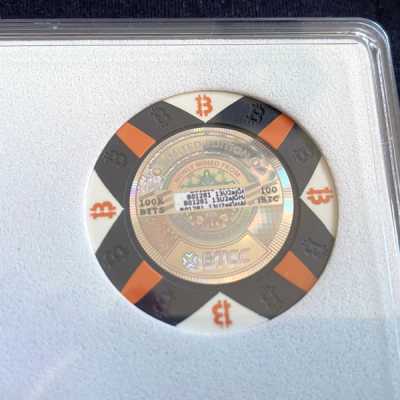 BTCC Bitcoin Poker Chips - 5 chips set | Scarce City